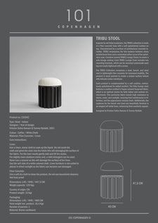 Tribu Stool - Coffee – 101 Copenhagen